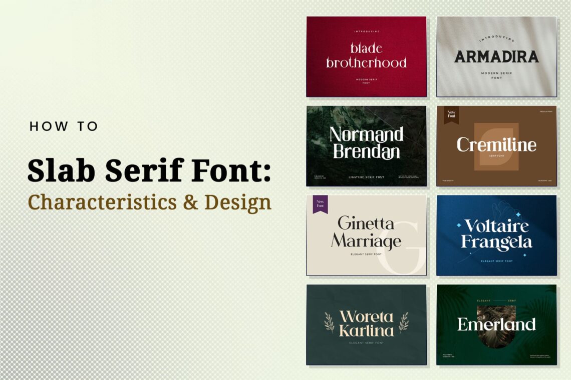 Slab Serif Font: Definition and Example List
