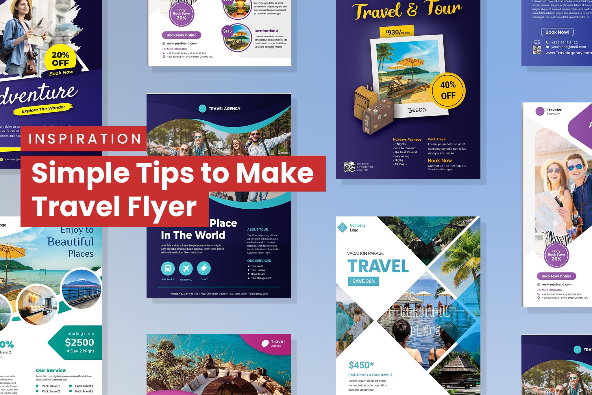 20 Professional Trifold Brochures Template to Stand Out in a Crowd
