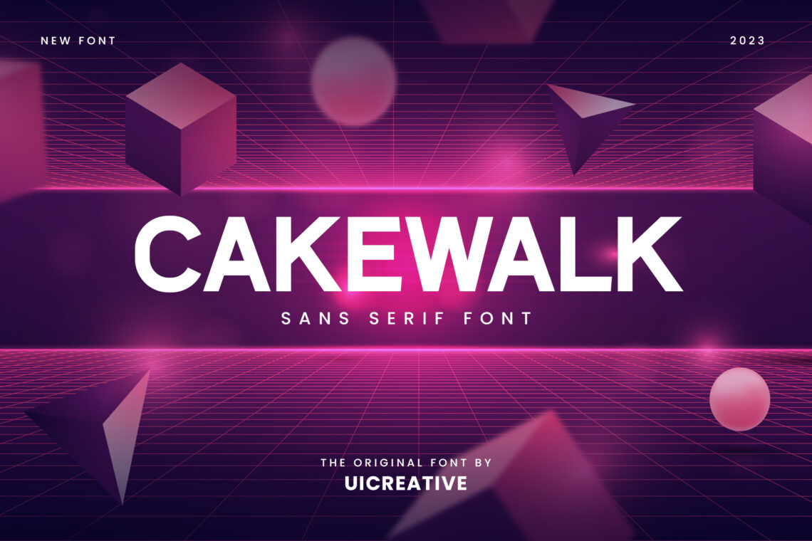 Cakewalk Sans Serif Font - UI Creative