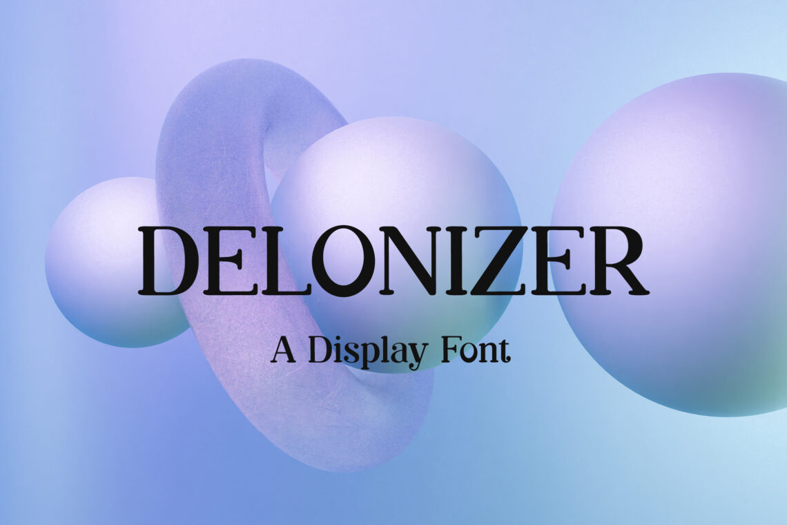 Delonizer Display Serif Font - UI Creative