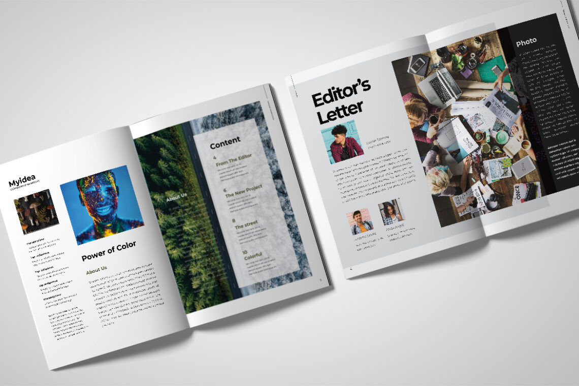 Magazine Template – Nature - UI Creative