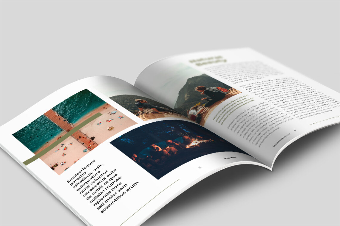 Magazine Template For Traveller - UI Creative