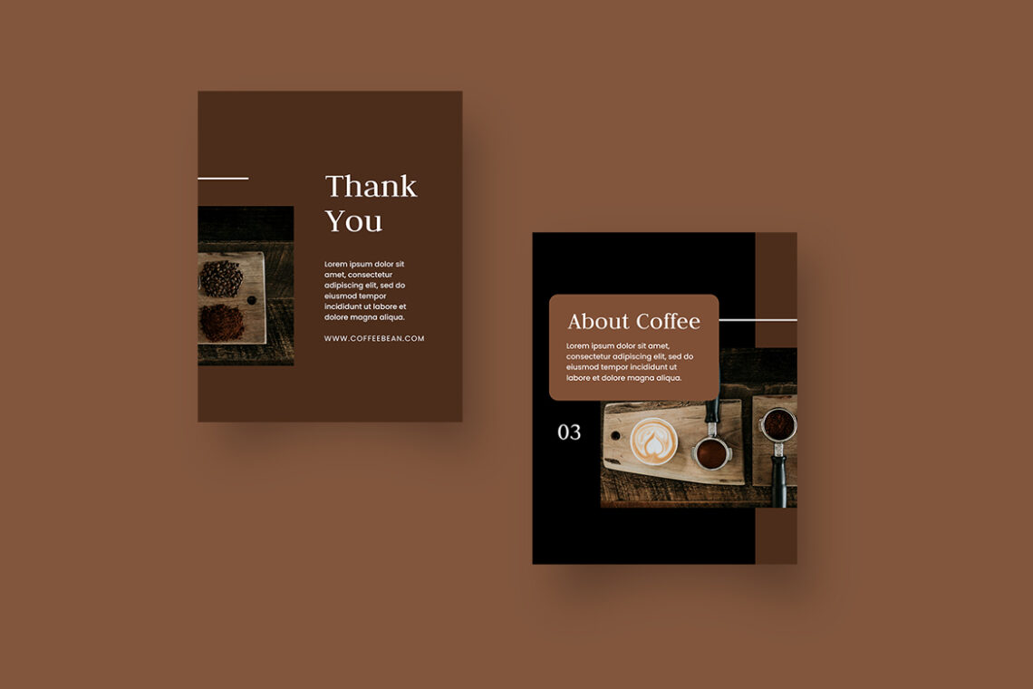 Instagram Carousel - Coffee Taste - UI Creative