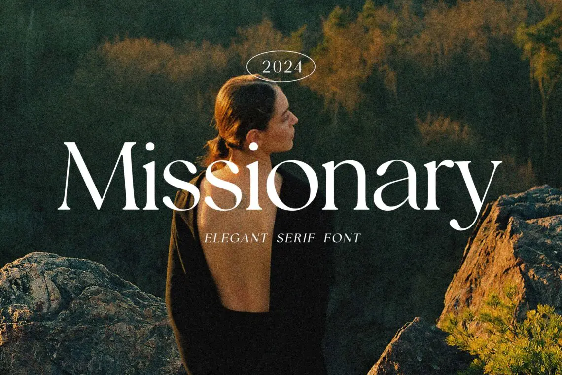 Missionary Elegant Serif Family Font - UI Creative