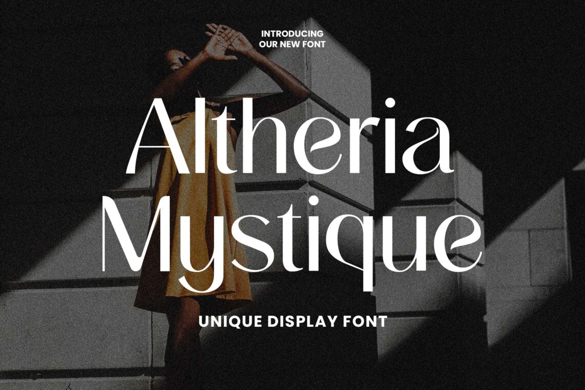 Altheria Mystique Unique Display Font - UI Creative