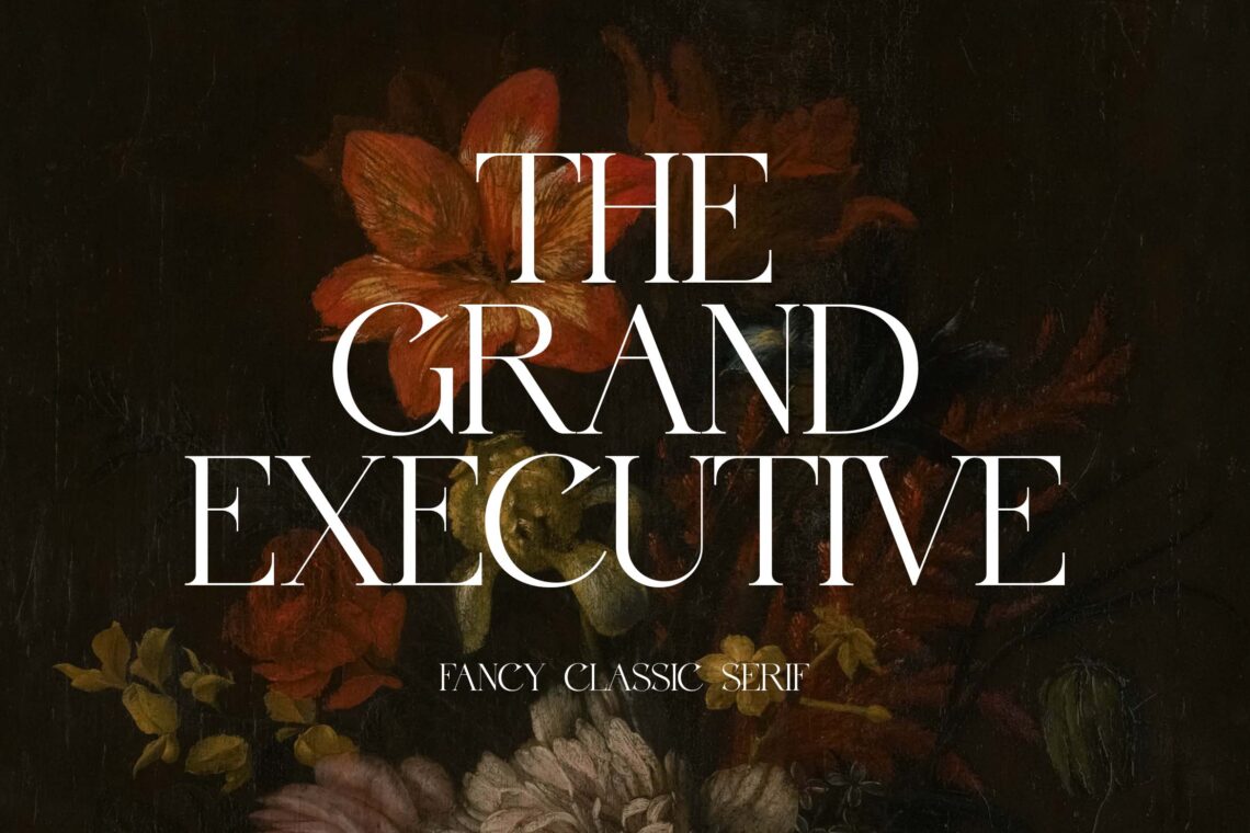 The Grand Executive Fancy Classic Serif Font - UI Creative