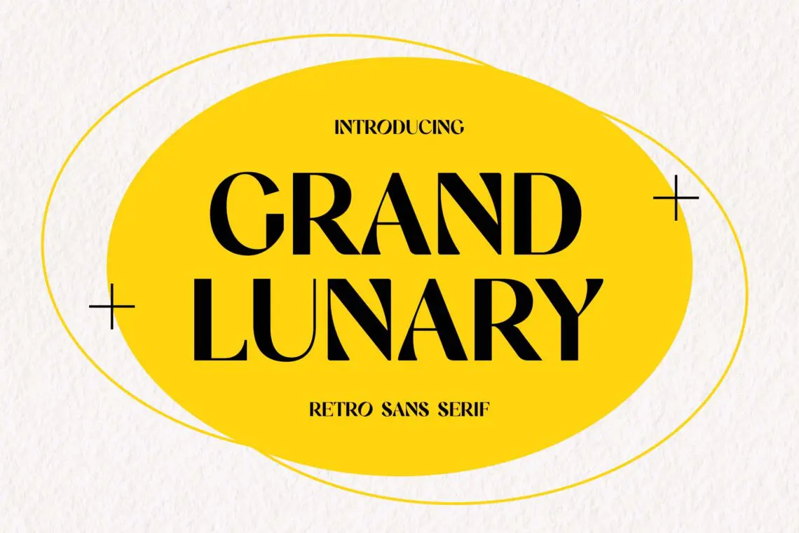 Grand Lunary Retro Sans Serif Font - UI Creative
