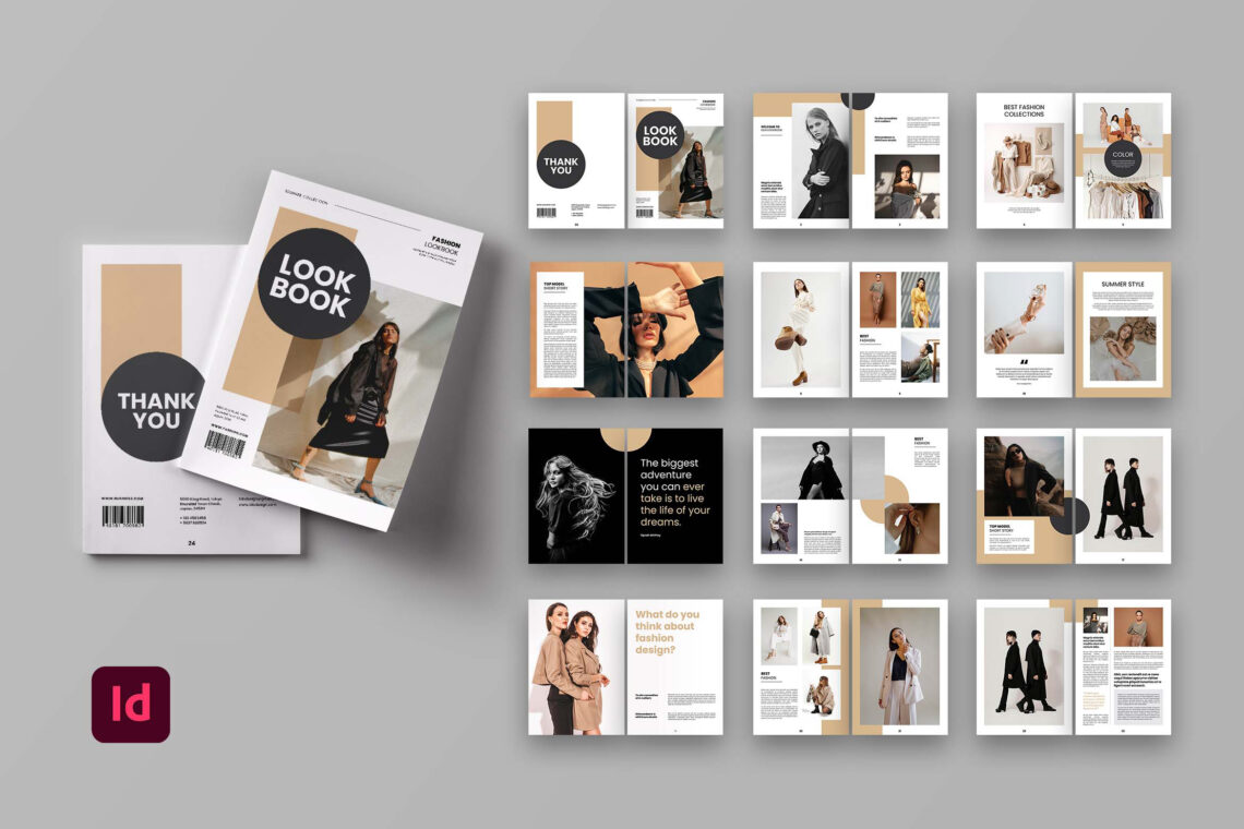 10 Best Lookbook Print Template