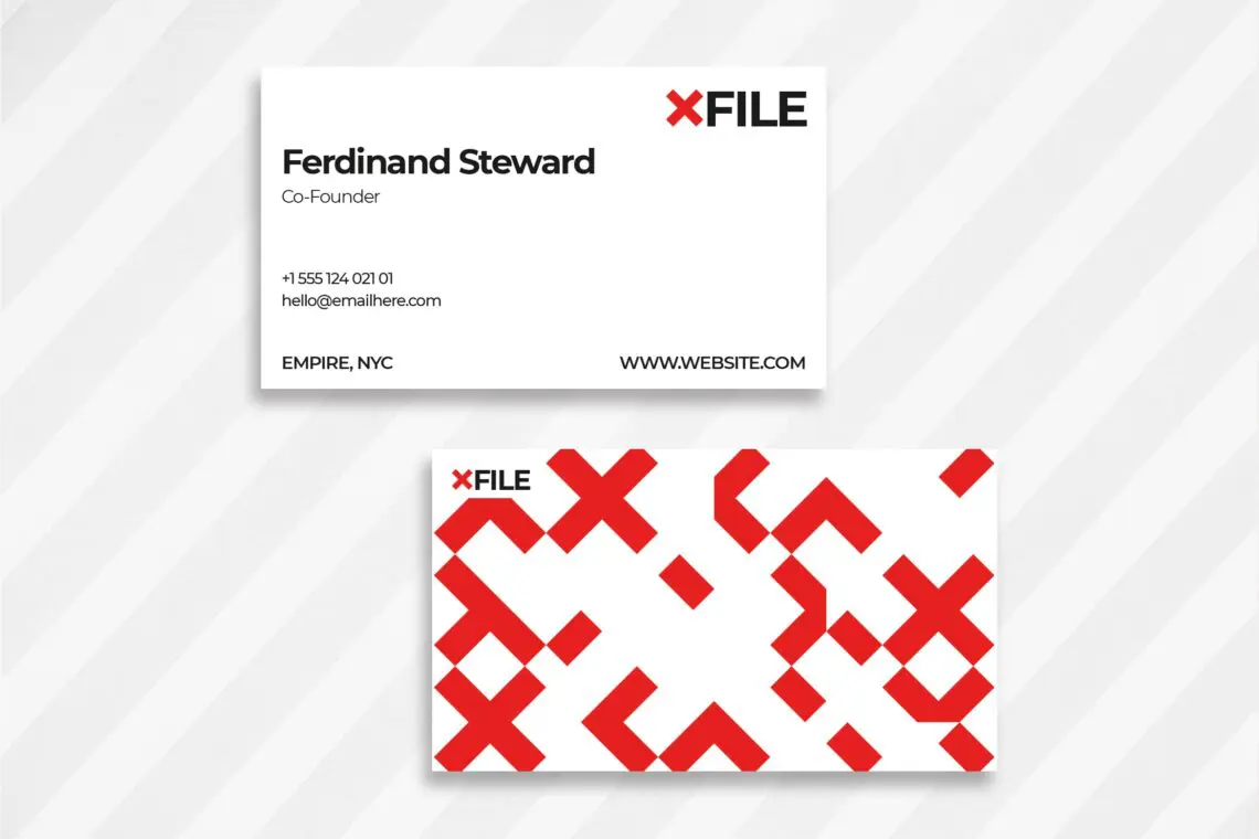 Business Card - Founder Company Profile - UI Creative