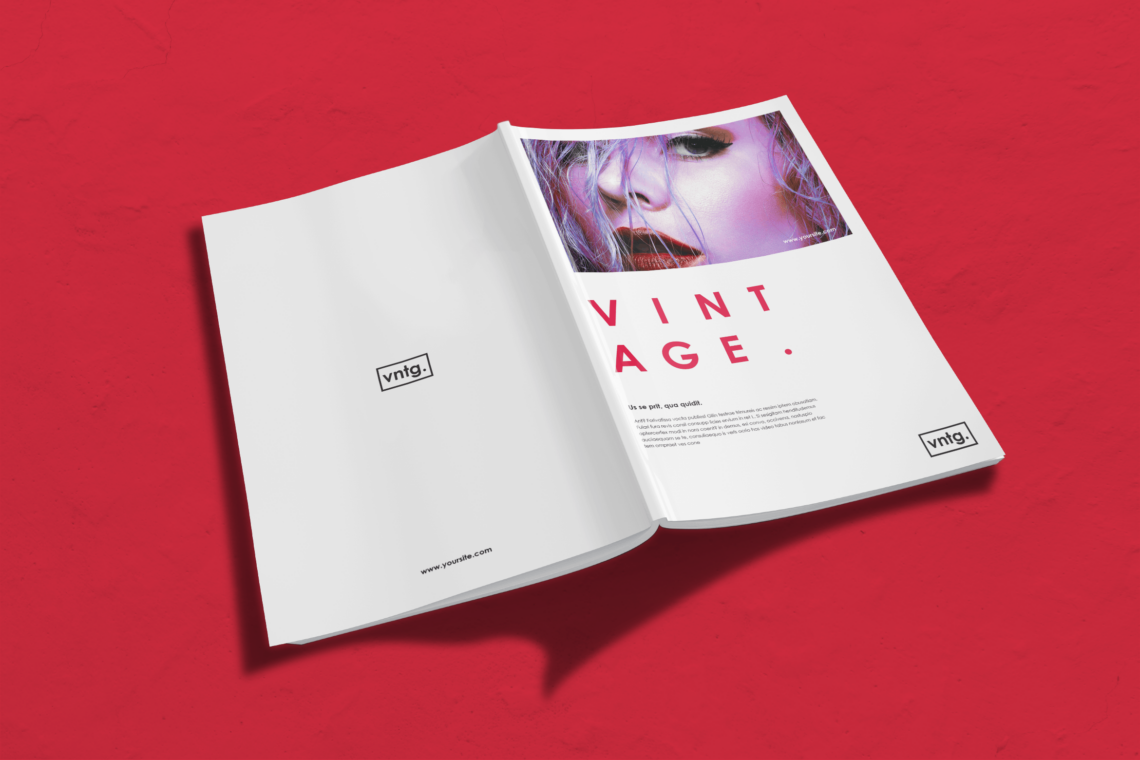 Magazine Template - Vintage Style - UI Creative