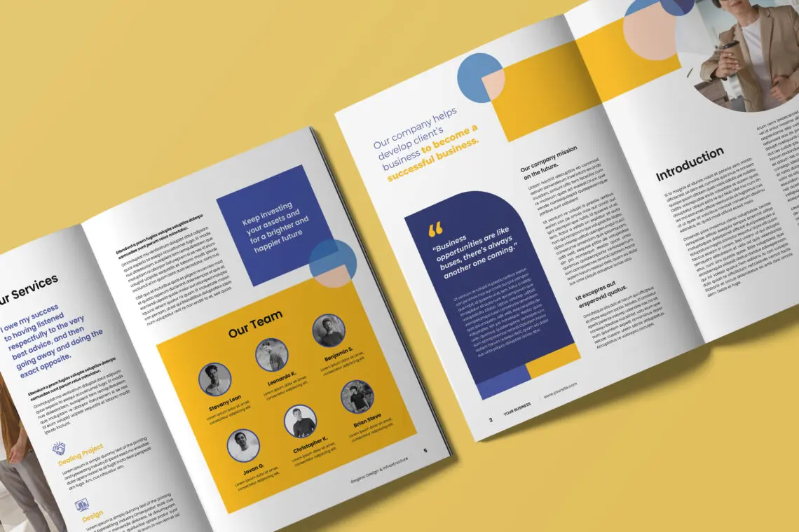Insurance Company Profile - UI Creative
