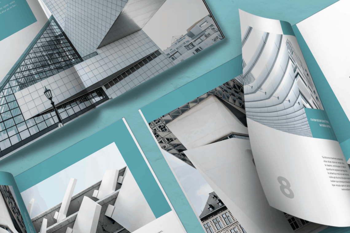 Magazine Template - Building Design - UI Creative