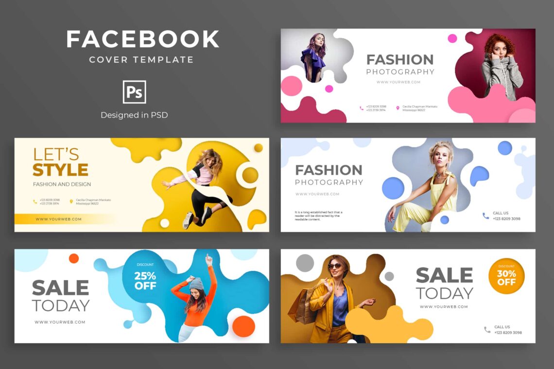 Facebook Cover Fashion Photography UI Creative